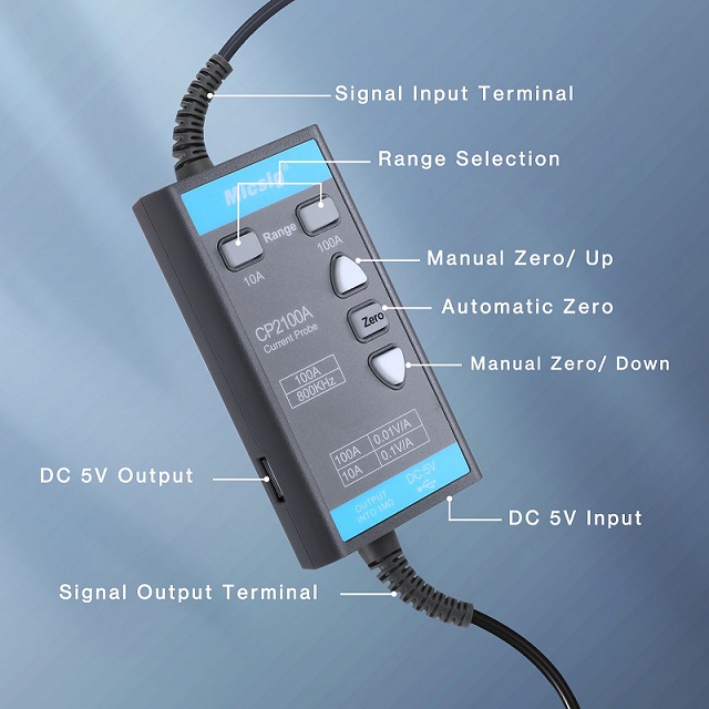 Micsig Low Frequency AC/DC Current Probe_CP2100A/CP2100B-Micsig