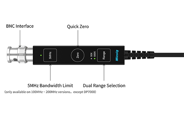 High Voltage Differential Probe DP Series-Micsig